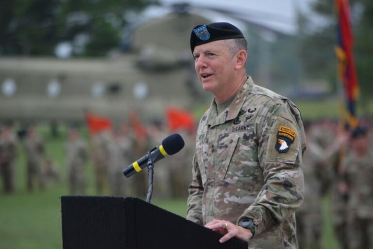 101st Airborne Division, Fort Campbell say goodbye to Maj. Gen. JP ...